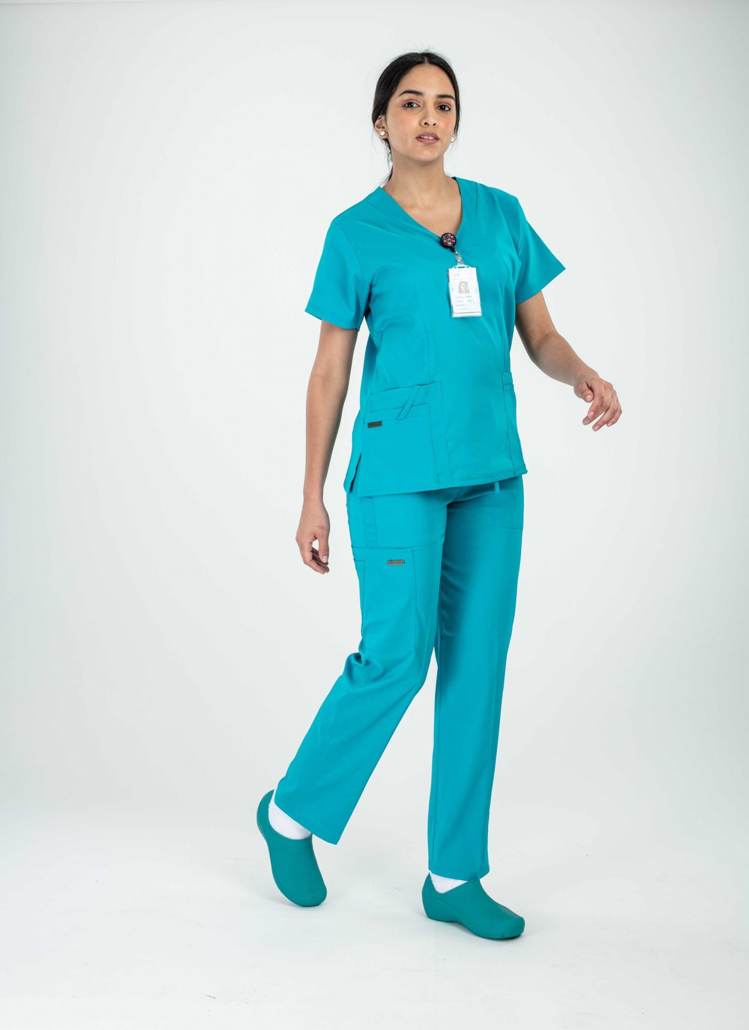 Uniforme dama Antifluido Turquesa - Masscrubs