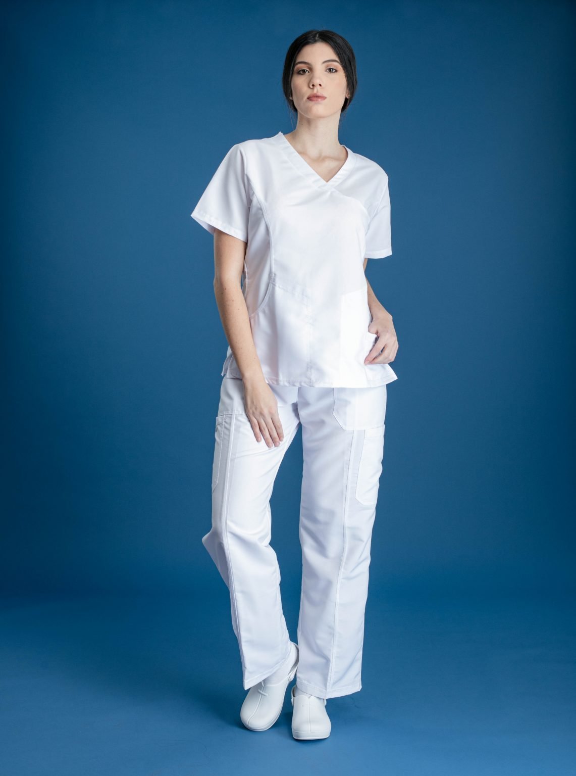 Uniforme dama antifluido blanco - Masscrubs